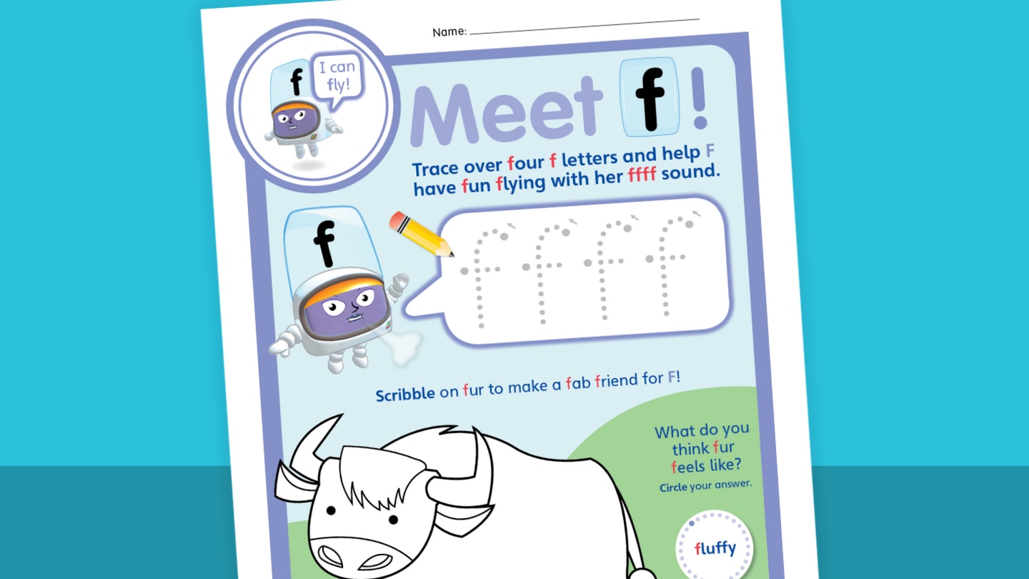 Get to Know All Your Letters Like Alphablock F! | BBC Learning Hub