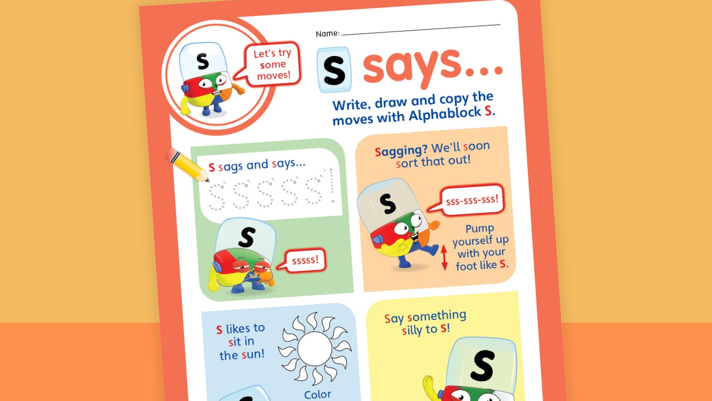 Get to Know All Your Letters Like Alphablock S! | BBC Learning Hub